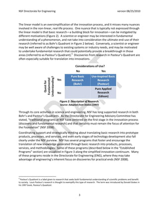 Nsf in the innovation ecosystem | PDF