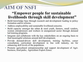 national skill foundation of india | PPTX