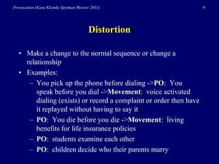 NSF Tools & Techniques - Provocation Worksheet - Open 2011 | PPTX