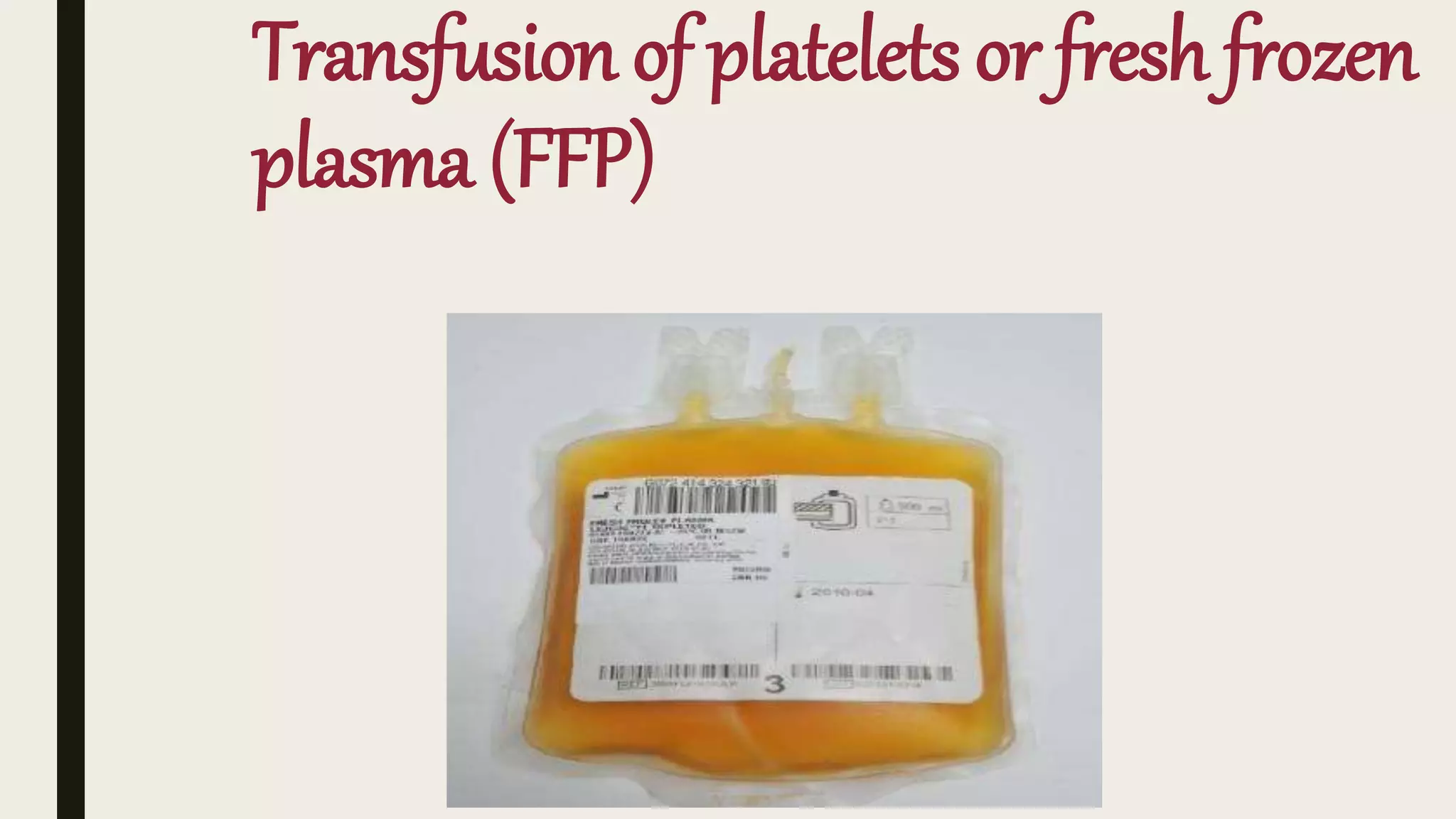 Nursing management of a patient with blood transfusion | PPTX