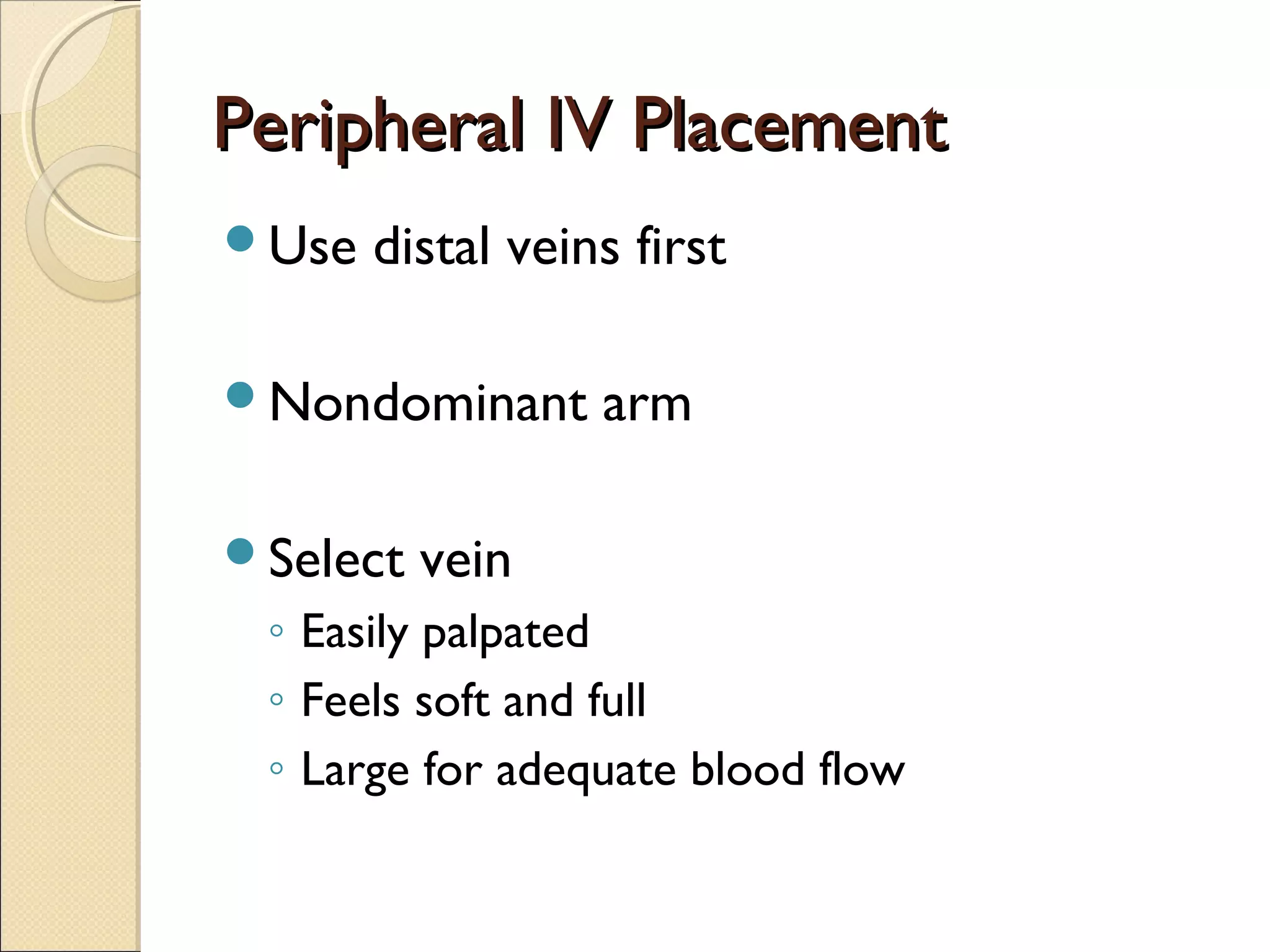 IV Therapy | PPT
