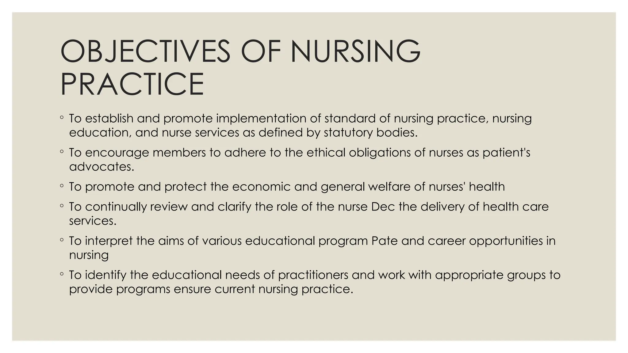 Nursing as a profession detail description | PPTX