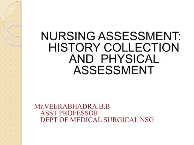 Nursing Assessment of ENT cases | PPTX | Ear, Nose and Throat Conditions | Diseases and Conditions