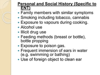 Nursing Assessment of ENT cases | PPTX