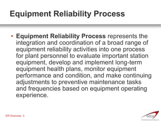 NSGI Equipment Reliability Short Overview | PPTX