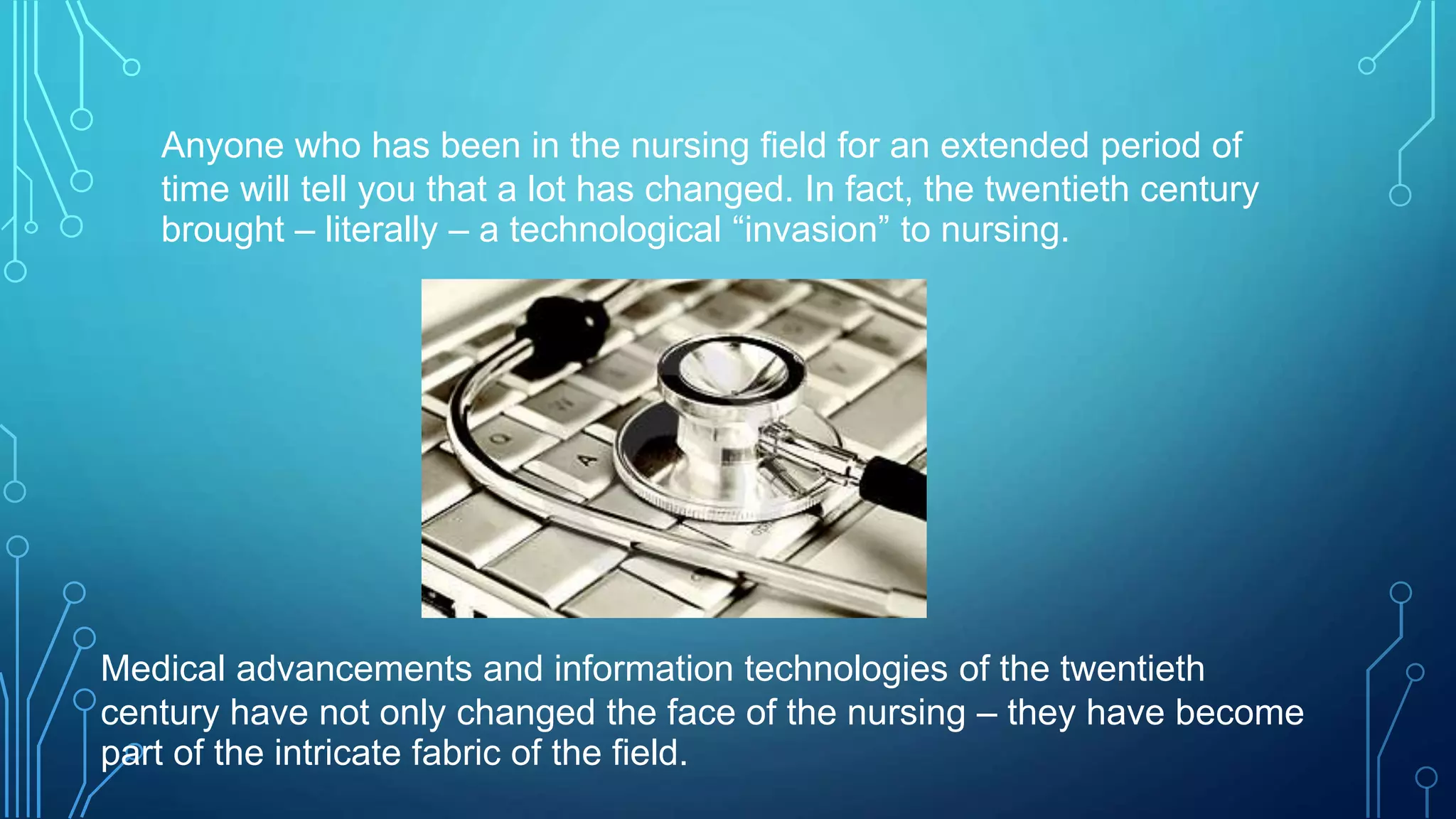 Nursing Informatics historical perspective | PPTX
