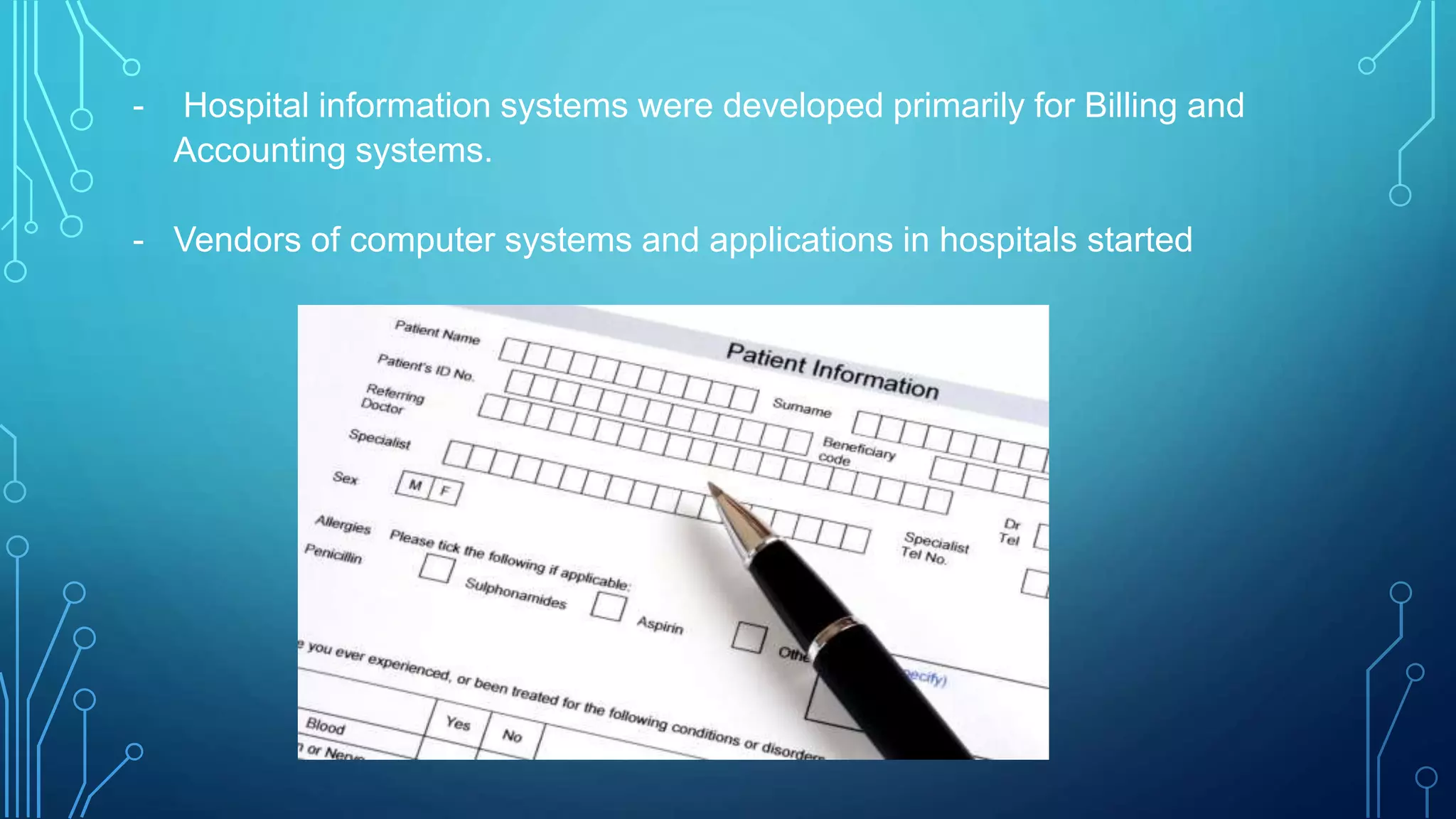 Nursing Informatics historical perspective | PPTX
