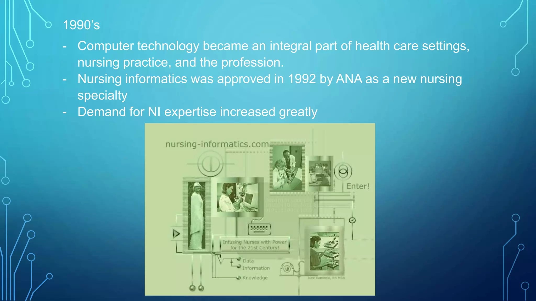 Nursing Informatics historical perspective | PPTX