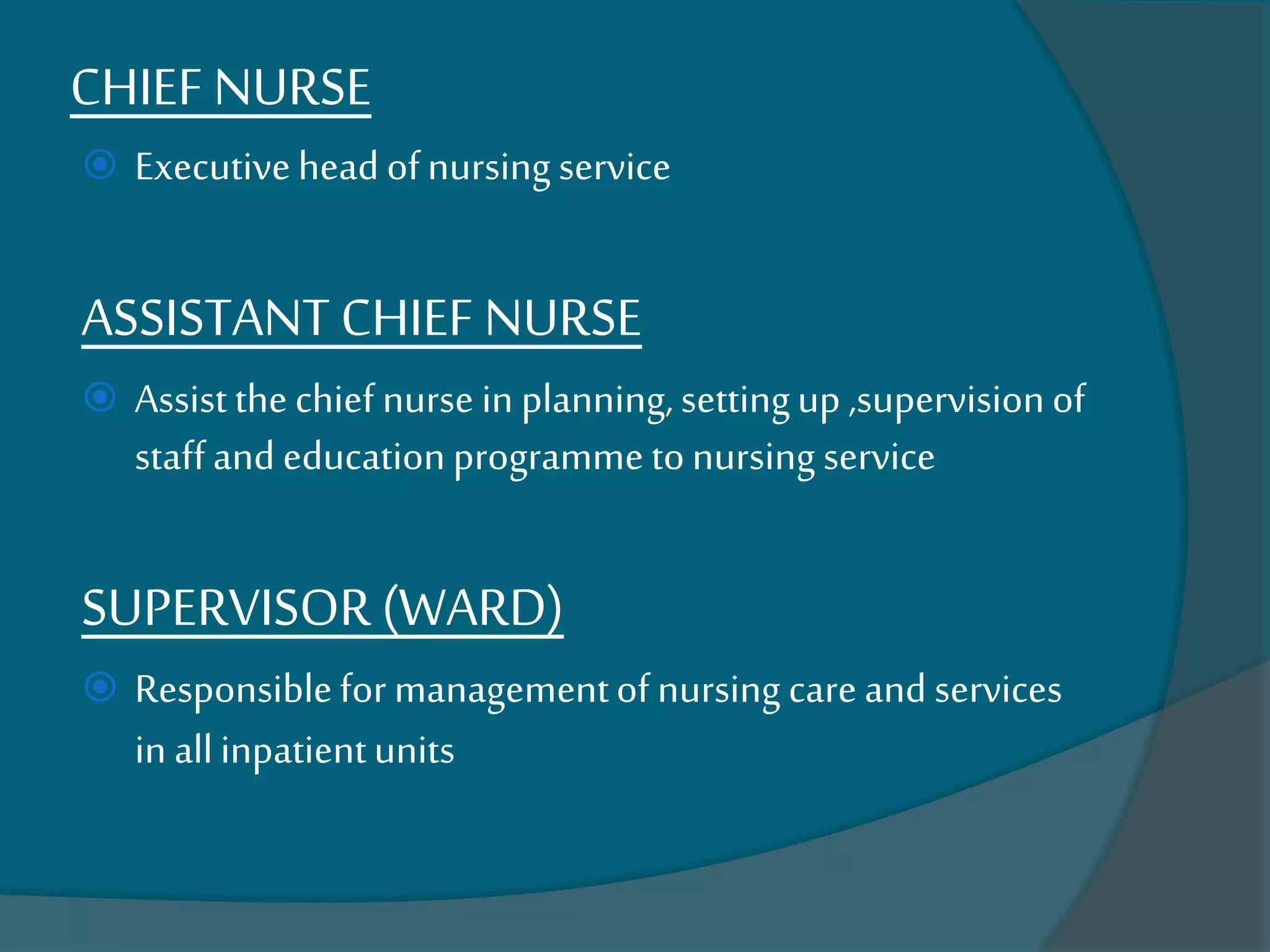 NURSING CARE AND NURSING WARD MANAGEMENT | PPTX
