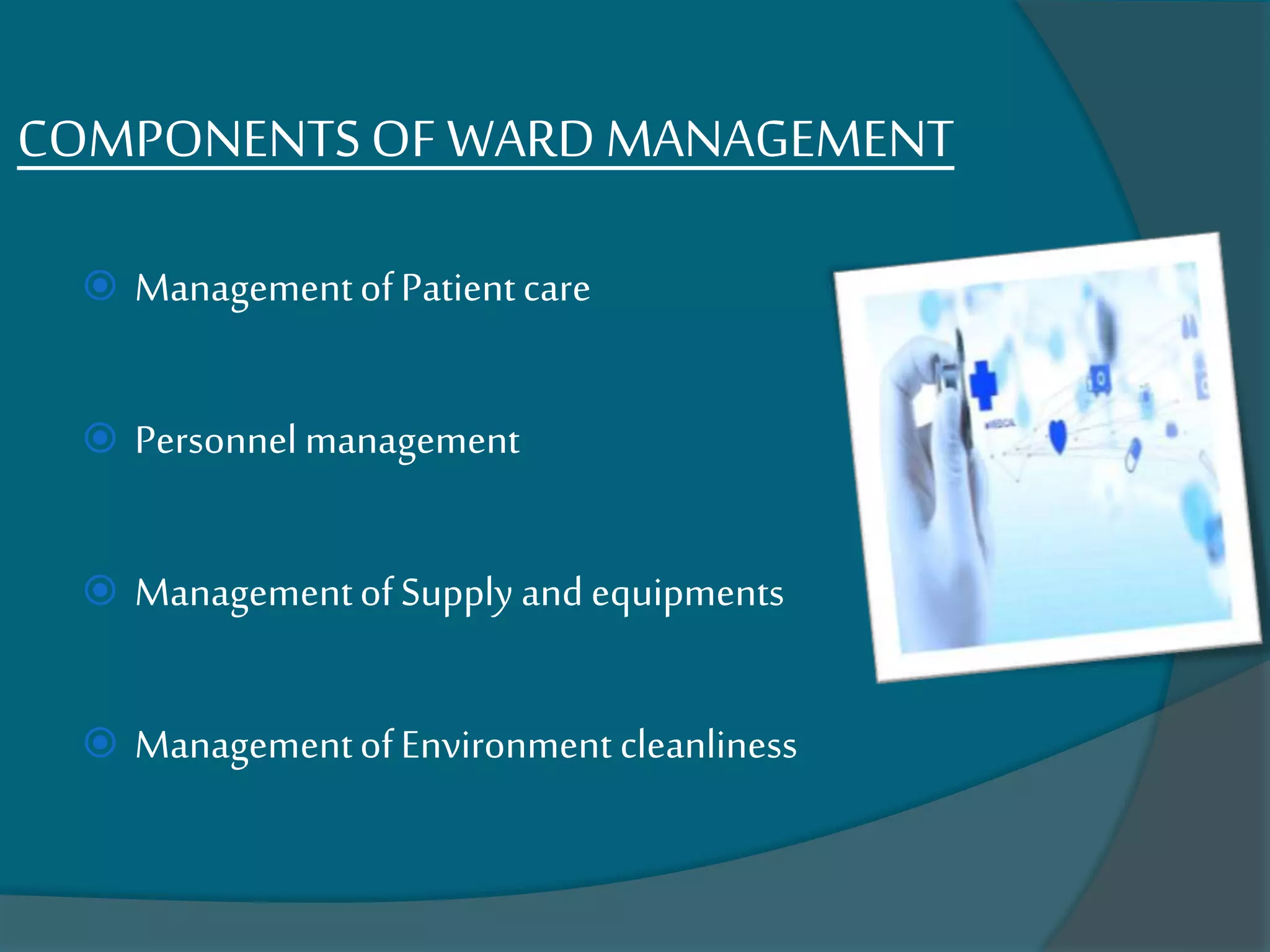NURSING CARE AND NURSING WARD MANAGEMENT | PPTX