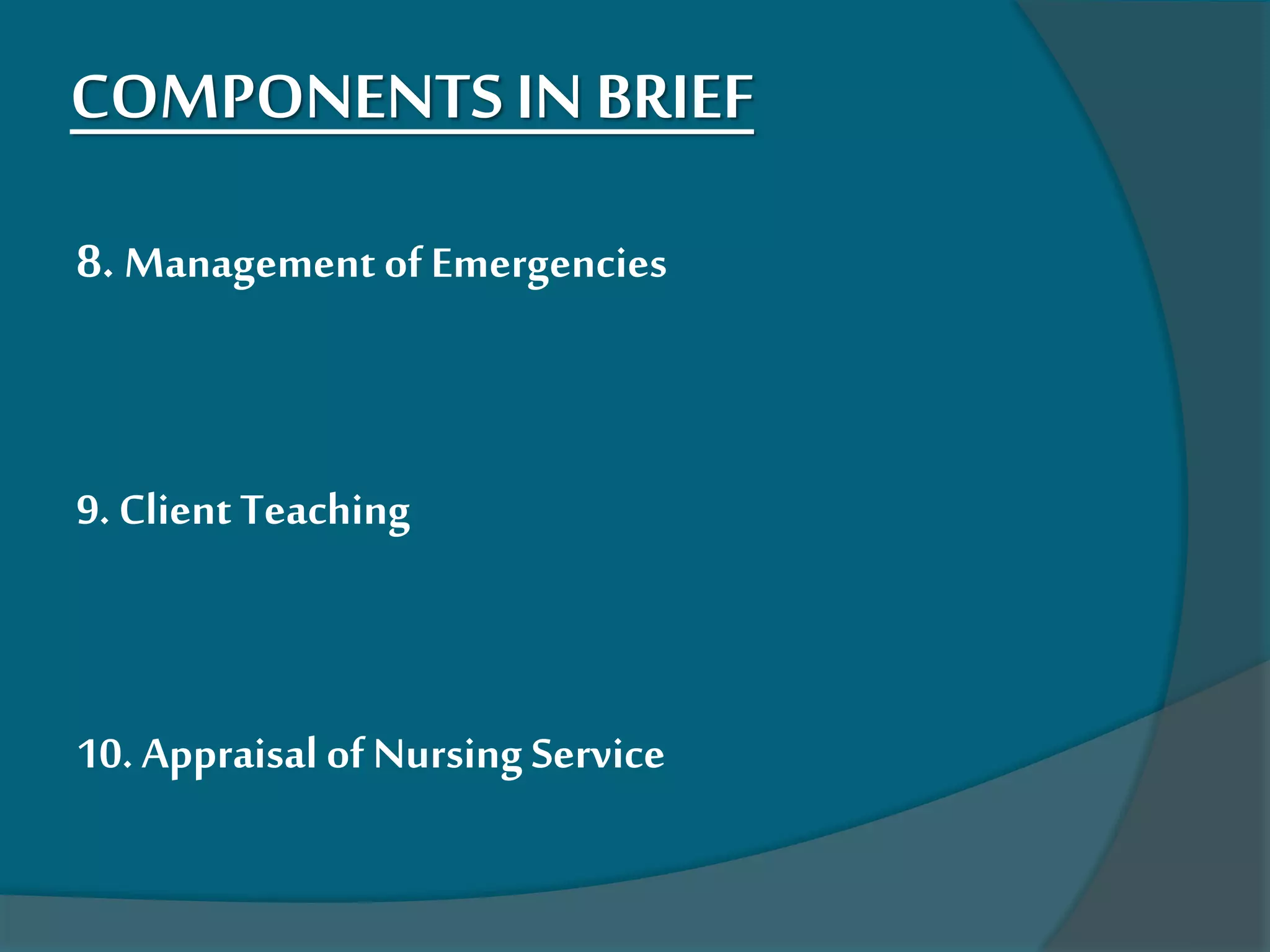 NURSING CARE AND NURSING WARD MANAGEMENT | PPTX