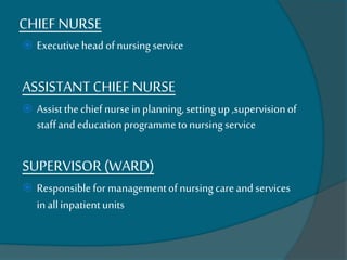 NURSING CARE AND NURSING WARD MANAGEMENT | PPTX