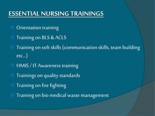 NURSING CARE AND NURSING WARD MANAGEMENT | PPTX