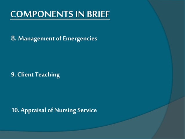 NURSING CARE AND NURSING WARD MANAGEMENT | PPTX