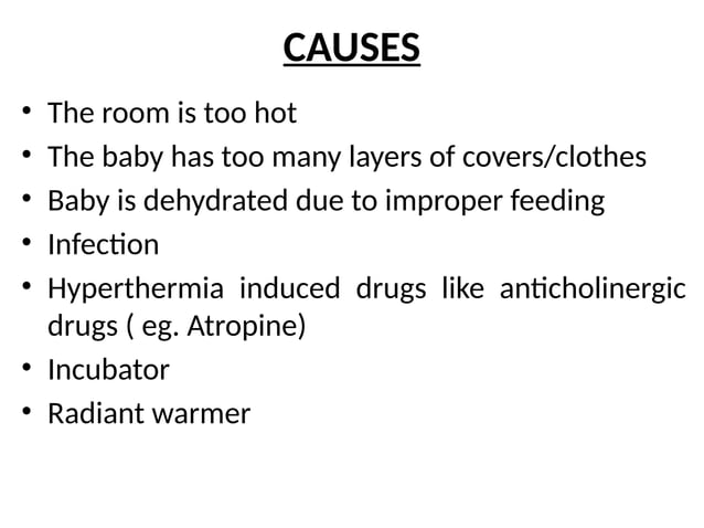 nursing management of neonatal hyperthermia .pptx