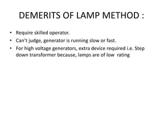 Presentation on Synchronization panel for Alternator.pptx