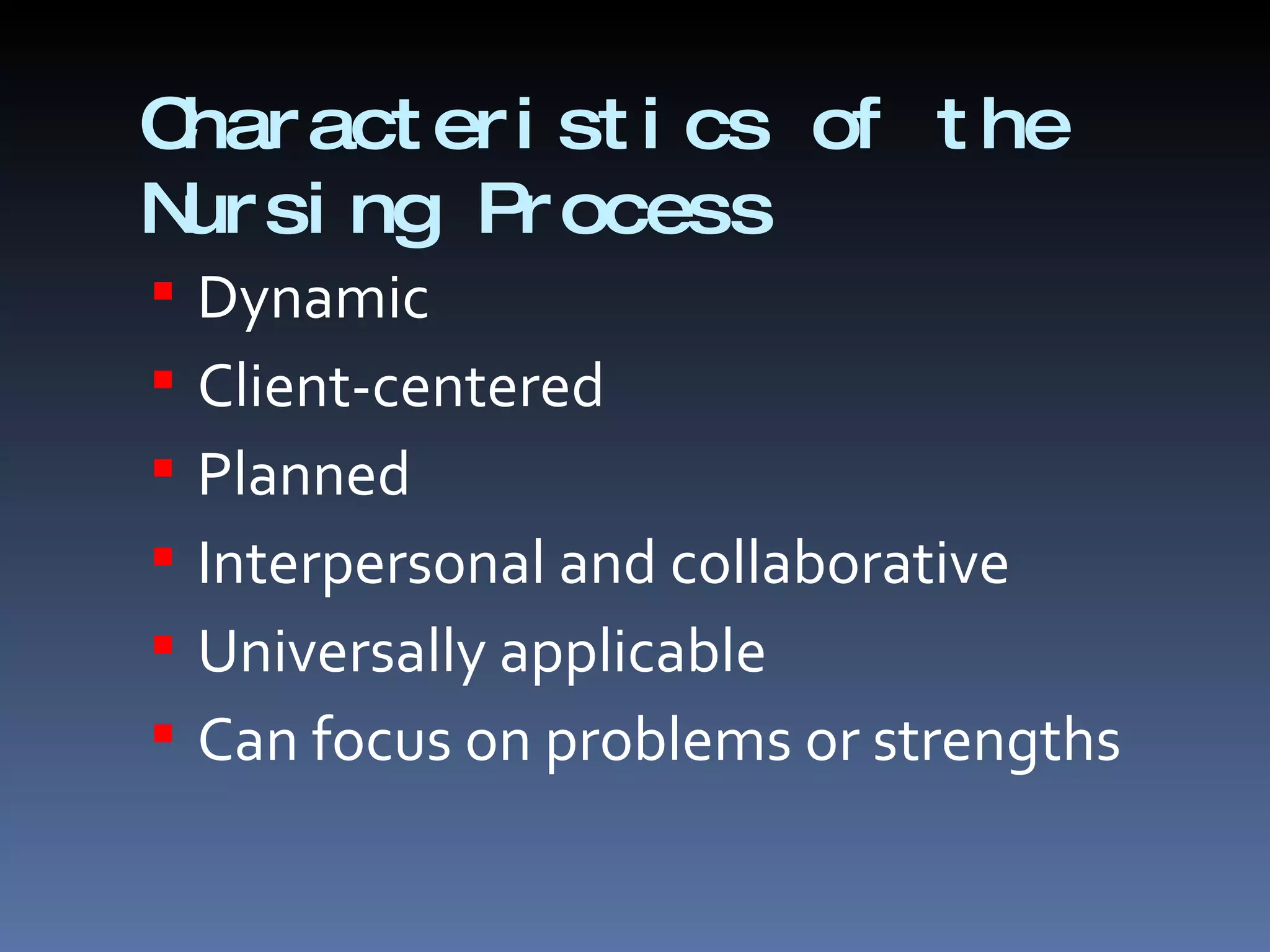 Nursing Process (ADPIE) recopied from the original author of this ppt ...