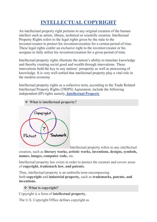 intellectual copyrights | PDF