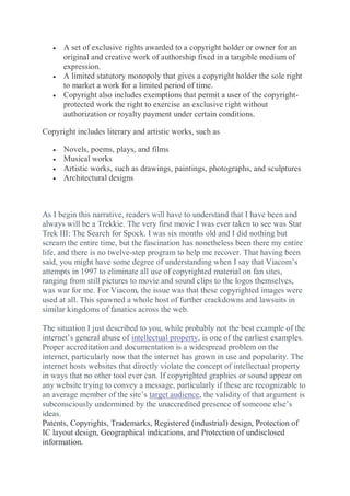 intellectual copyrights | PDF