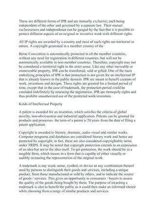intellectual copyrights | PDF