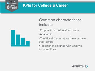 KPIs for College and Career Readiness | PPT