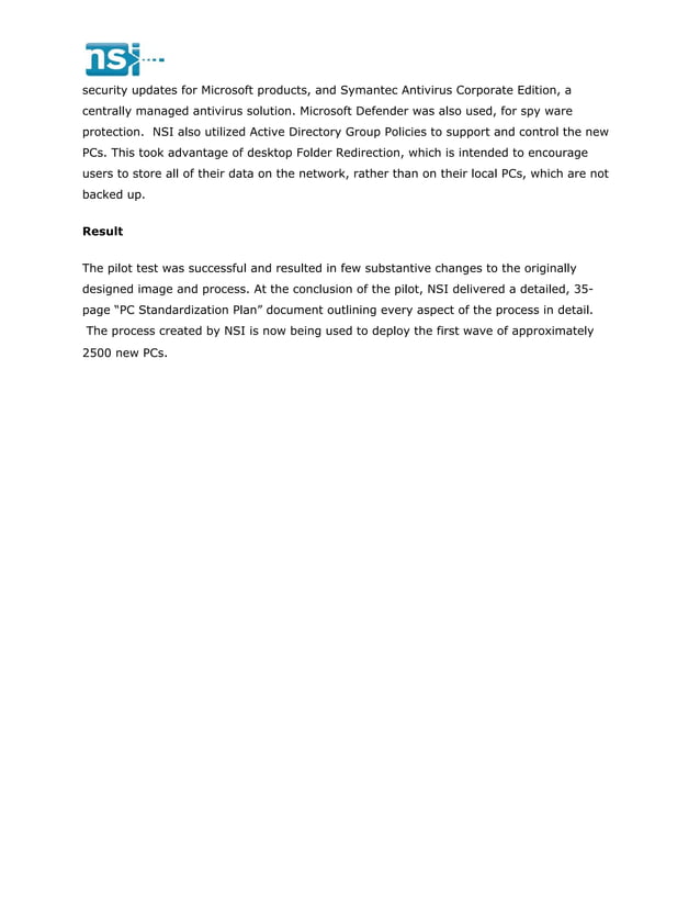 NSI Presentation | PDF