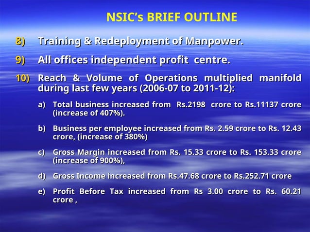NSIC-PRESENTATION_0.ppt personal Performance Review | PPT