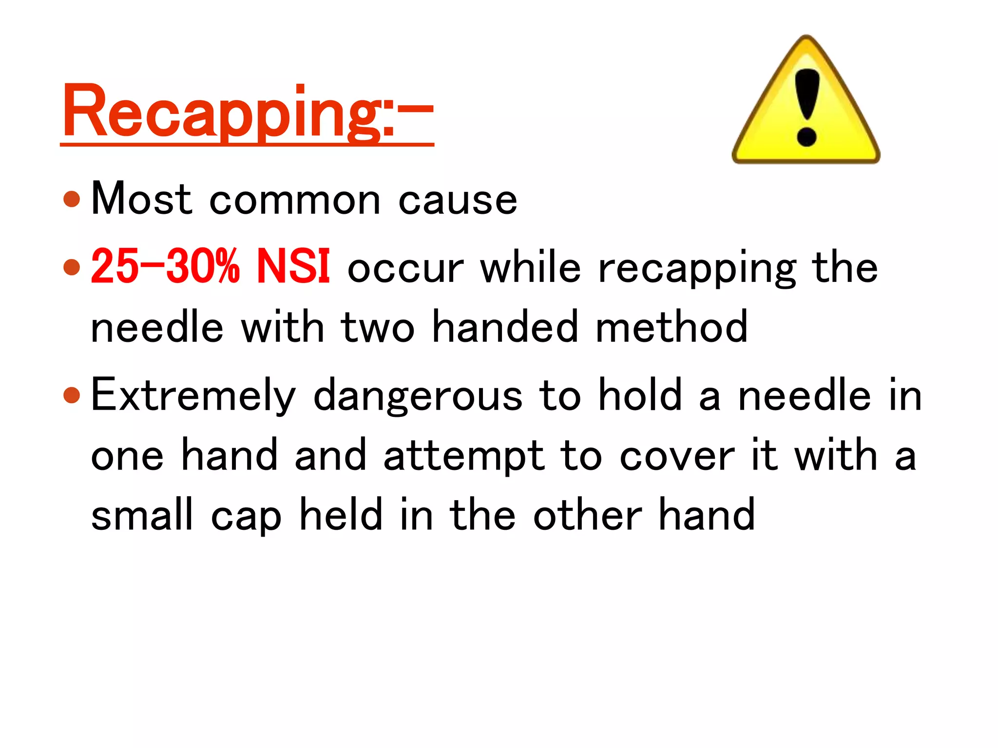 Needle stick injury | PPTX