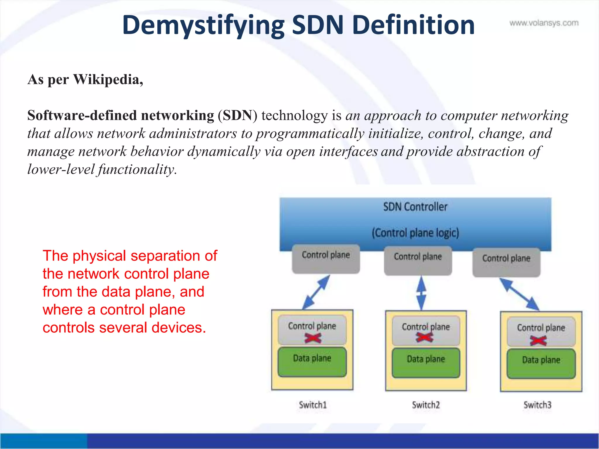 Software Defined Networking Sdn Pptx Computer Networking Computing