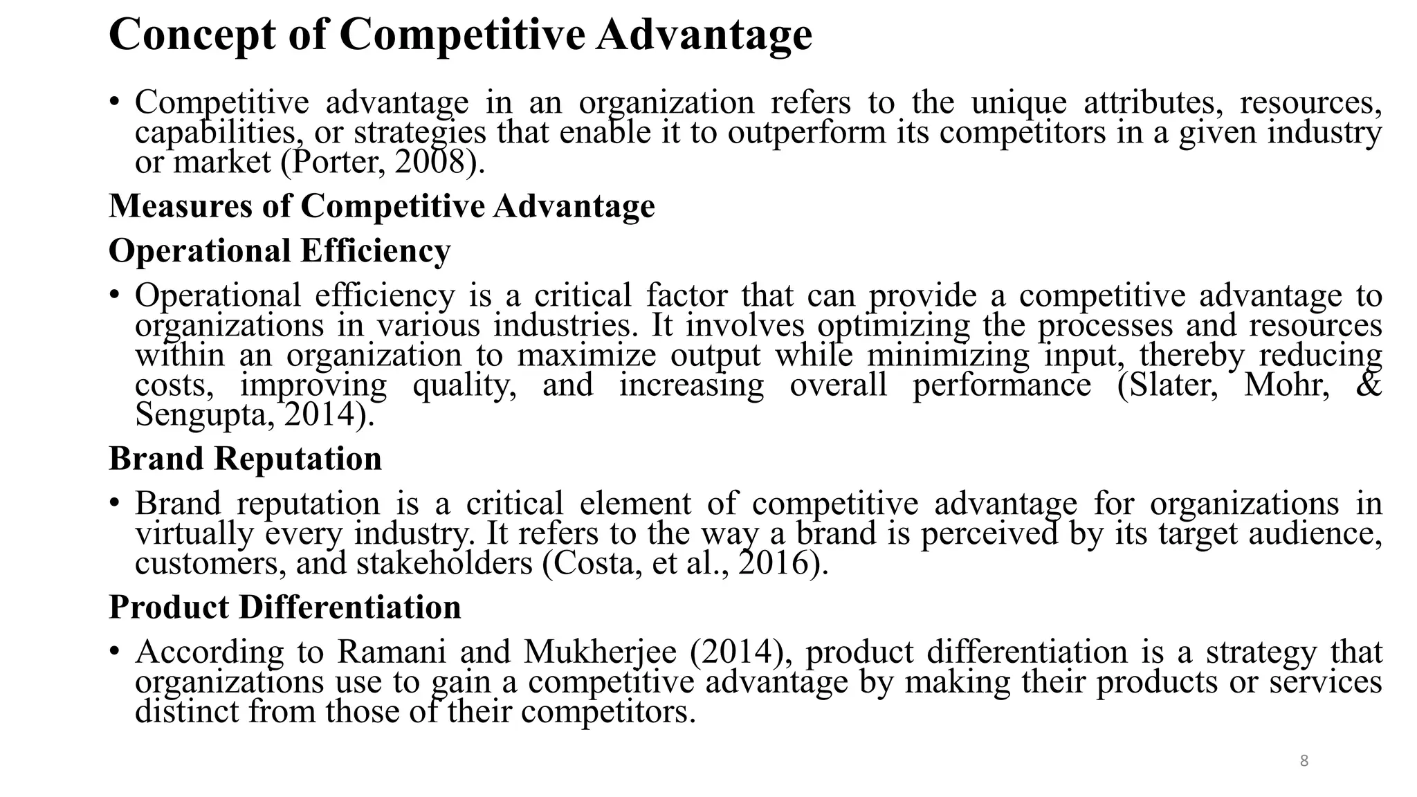 STRATEGIC INNOVATION MANAGEMENT AND COMPETITIVE ADVANTAGE | PPTX