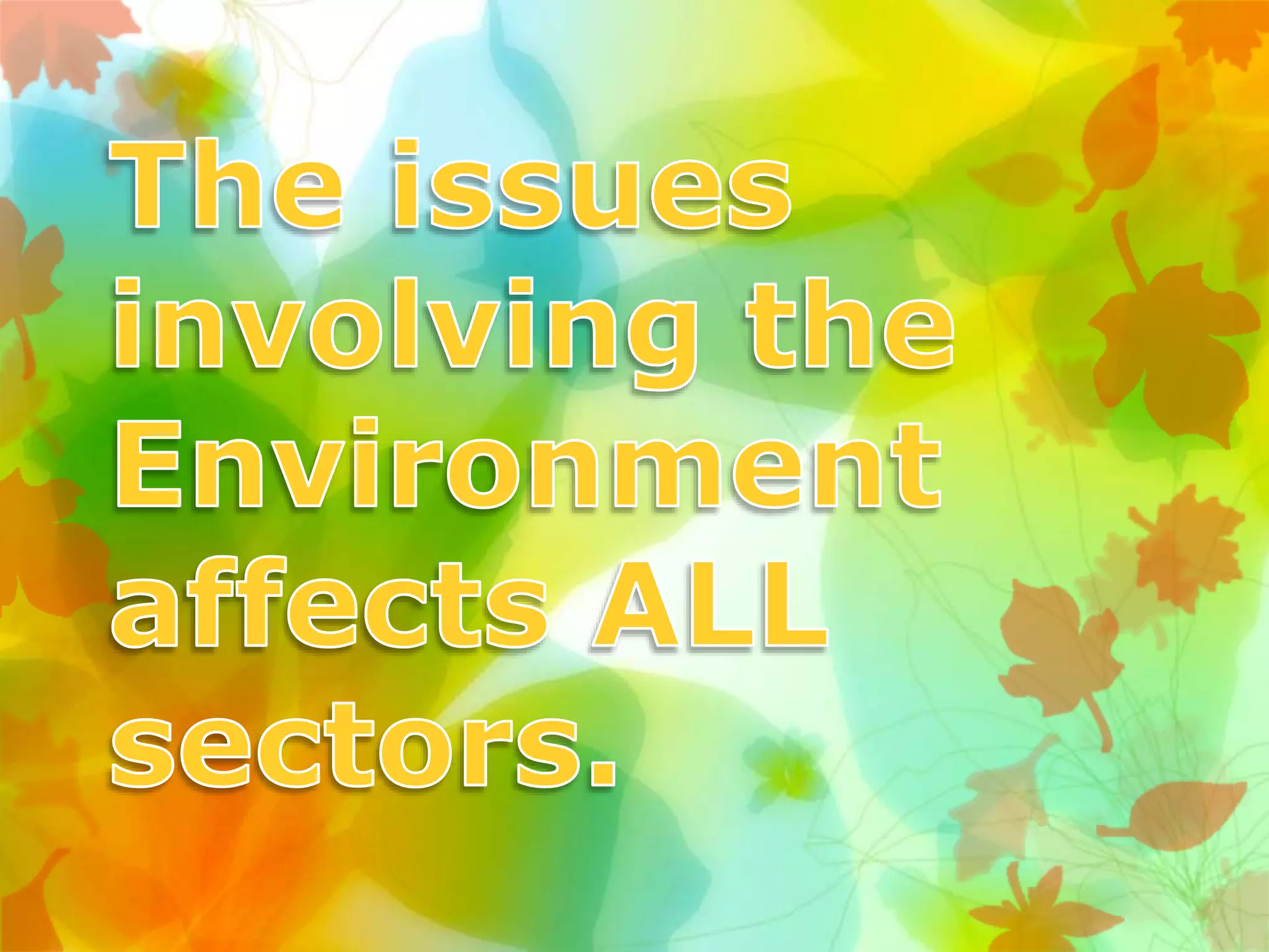 Environment and sustainable development | PPTX