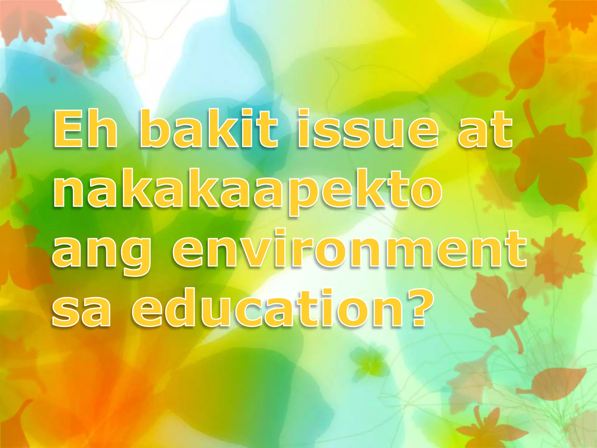 Environment and sustainable development | PPTX