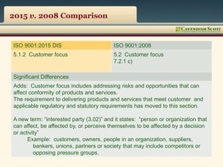 ISO 9001 2015 DIS 5.0 Leadership 12-31-14 | PPTX