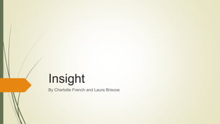 Insight presentation | PPTX