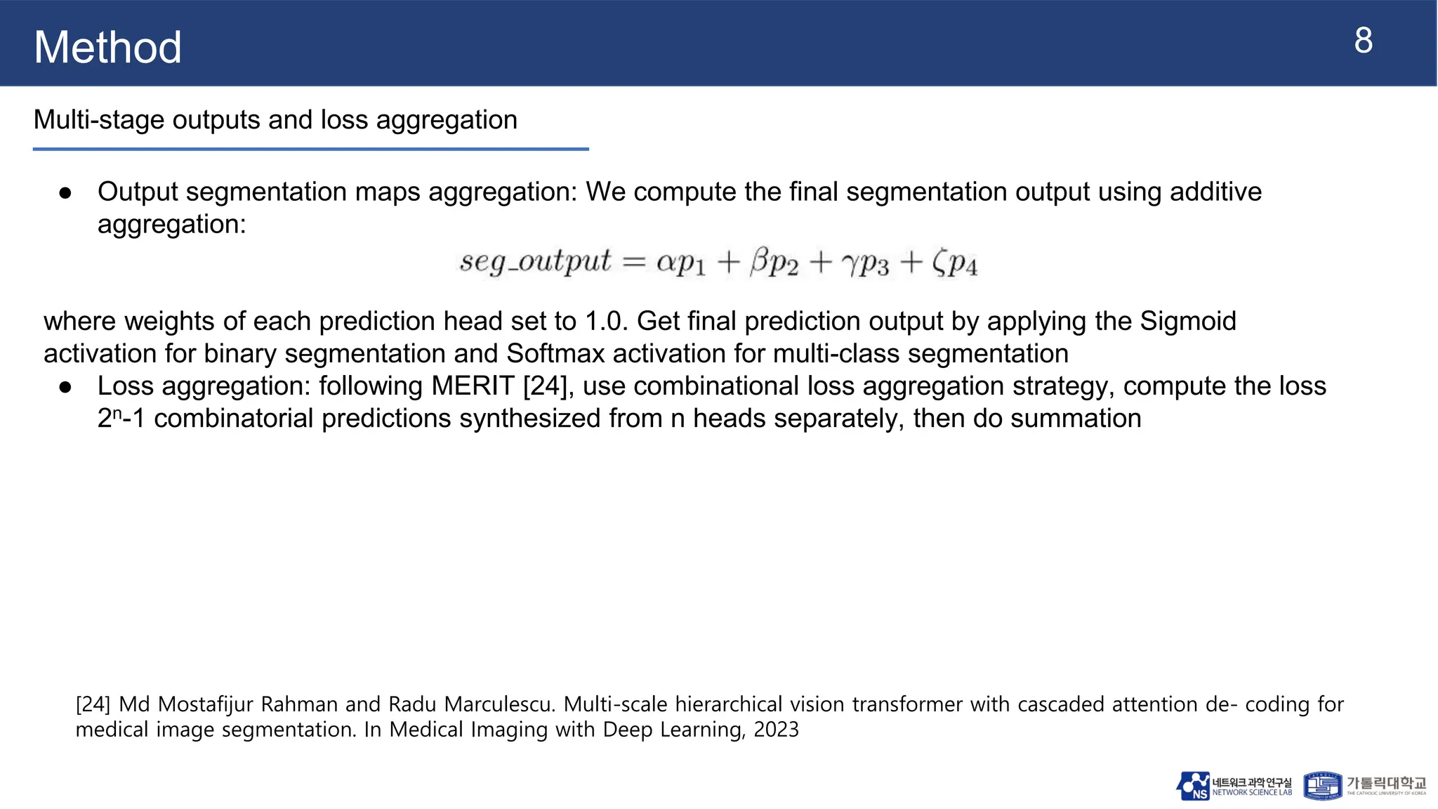[NS][Lab_Seminar_240701]G-CASCADE: Efficient Cascaded Graph Convolutional Decoding for 2D ...