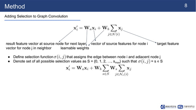 [NS][Lab_Seminar_240710]Improving Graph Networks through Selection-based Convolution.pptx