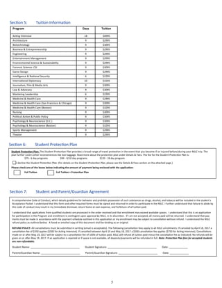 NSLC 2017 Enrollment Application Form - Travel To Learn | PDF