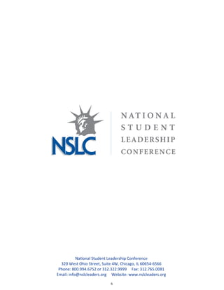 NSLC 2017 Enrollment Application Form - Travel To Learn | PDF