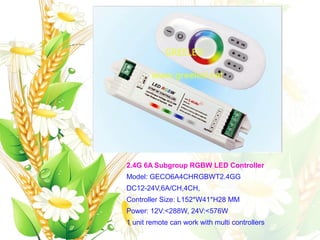 2.4g led controller | PPT