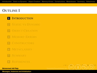 Messages, Instances and Initialization | PPT