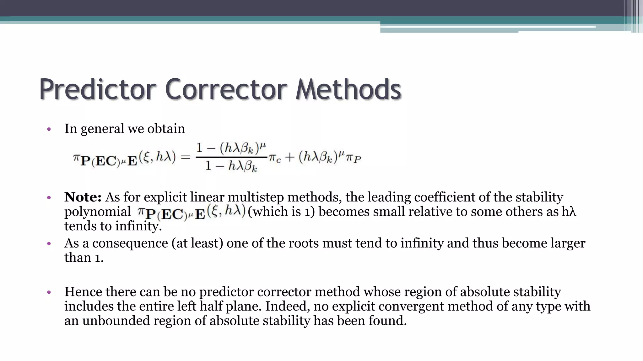 Milnes Predictor Corrector Method Pptx Web Development Internet