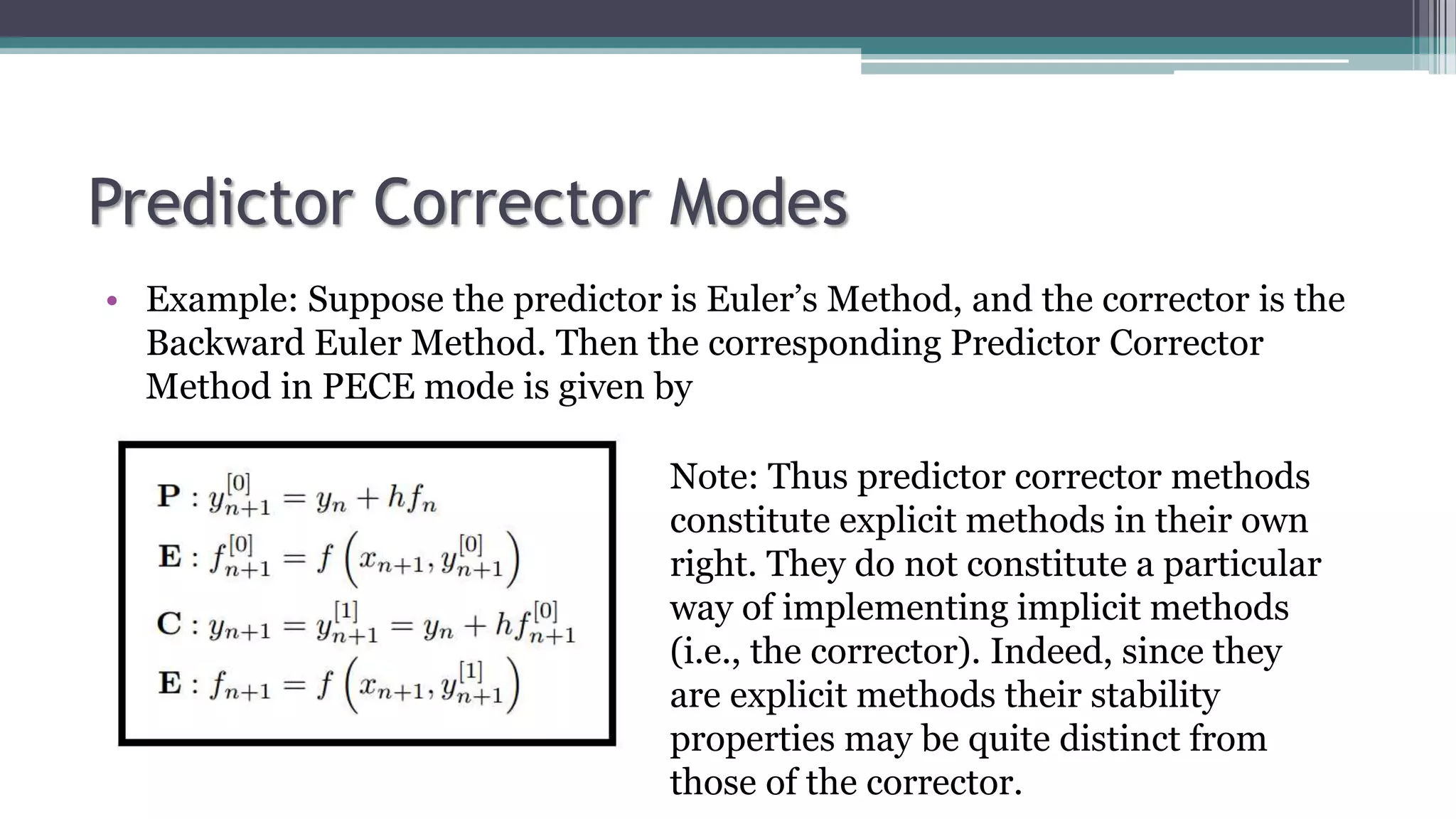 MILNE'S PREDICTOR CORRECTOR METHOD | PPTX