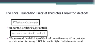 MILNE'S PREDICTOR CORRECTOR METHOD | PPTX