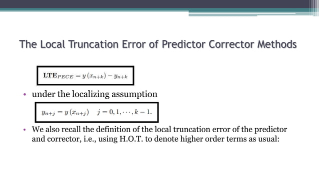 MILNE'S PREDICTOR CORRECTOR METHOD | PPTX | Web Development | Internet