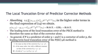MILNE'S PREDICTOR CORRECTOR METHOD | PPTX