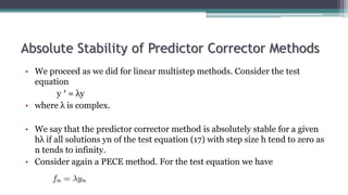 MILNE'S PREDICTOR CORRECTOR METHOD | PPTX