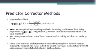MILNE'S PREDICTOR CORRECTOR METHOD | PPTX