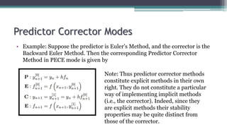 MILNE'S PREDICTOR CORRECTOR METHOD | PPTX