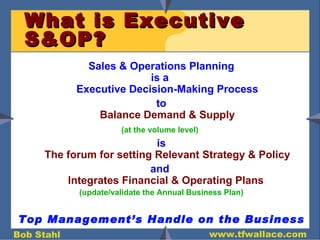 Executive S&OP | PPT