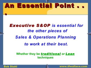 Executive S&OP | PPT